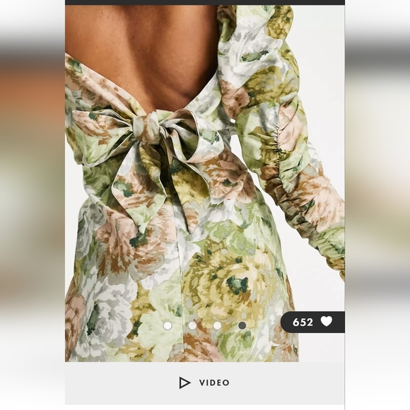 ASOS | Dresses | Asos Design Ruched Detail Midi Dress With Wrap Bodice ...